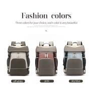 China ISO9001 Softback Multifunction Travel Diaper Bag Backpack Water Resistant for sale