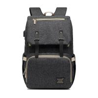 China ISO9001 Fashion Mummy Maternity Nappy Diaper Bag Backpack With USB for sale