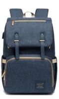 China ISO9001 Fashion Mummy Maternity Nappy Diaper Bag Backpack With USB for sale