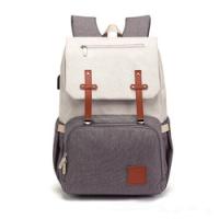 China ISO9001 Fashion Mummy Maternity Nappy Diaper Bag Backpack With USB for sale