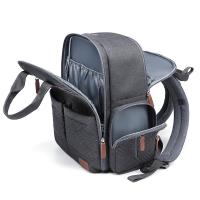 China 23L Embroidered Large Capacity Diaper Bag Backpack 0.9kg for sale