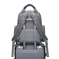 China 23L Embroidered Large Capacity Diaper Bag Backpack 0.9kg for sale