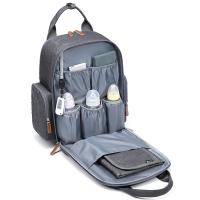 China 23L Embroidered Large Capacity Diaper Bag Backpack 0.9kg for sale