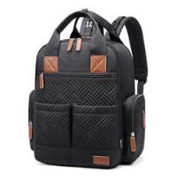 China 23L Embroidered Large Capacity Diaper Bag Backpack 0.9kg for sale