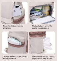 China Mother Baby Diaper Bag OEM Customize Multi Function Backpack Waterproof  Diaper bag for sale