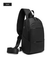 China ISO9001 Anti Theft Men Shoulder Bags With USB Charging for sale