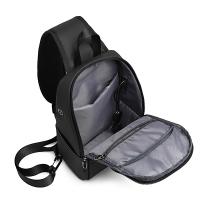 China ISO9001 Anti Theft Men Shoulder Bags With USB Charging for sale