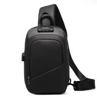 China ISO9001 Anti Theft Lock  Crossbody Chest Sling Bag For Men 19*12*31cm for sale