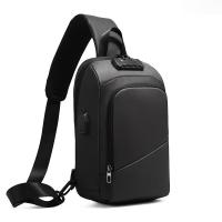 China ISO9001 Anti Theft Lock  Crossbody Chest Sling Bag For Men 19*12*31cm for sale