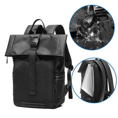 China Physiological Curve Back Travel Waterproof Men Business Backpack 20-35 Litre for sale