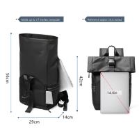 China Physiological Curve Back Travel Waterproof Men Business Backpack 20-35 Litre for sale