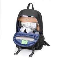 China Physiological Curve Back Daily Laptop Backpack Nylon Waterproof Business Travel Bag for sale