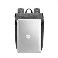 China PU Leather Travel Men Business Backpack With Physiological Curve Back for sale