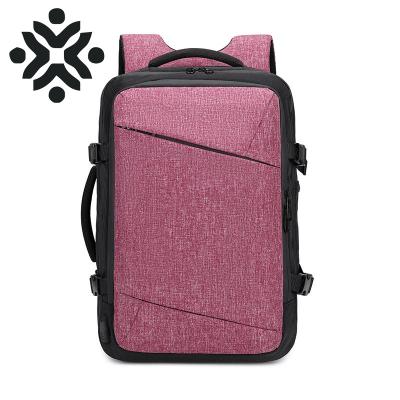 China ISO9001 Unisex 32 Litre USB Travel Backpack With Shoe Compartment for sale