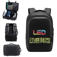 China Advertisement Propaganda Smart LED Backpack 24 Litre LED Light Bag 3lb for sale
