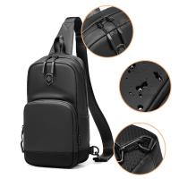 China Waterproof Oxford Cloth Mens Shoulder Chest Sling Bag 19*10*34cm for sale