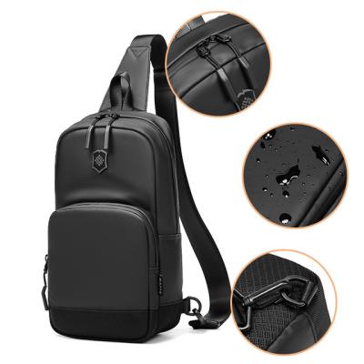China Waterproof Oxford Cloth Mens Shoulder Chest Sling Bag 19*10*34cm for sale