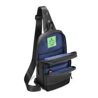 China Waterproof Oxford Cloth Mens Shoulder Chest Sling Bag 19*10*34cm for sale