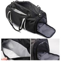 China 29L Sports Gym Bag Oxford Waterproof Travel Bags With Shoe Pocket for sale