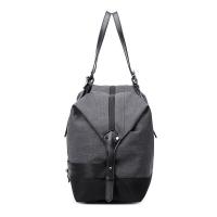 China Black Gray 16.8L Sports Gym Bag With Shoe Compartment OEM ODM for sale