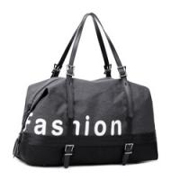 China Black Gray 16.8L Sports Gym Bag With Shoe Compartment OEM ODM for sale