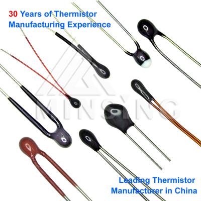 China AEC-Q200 Qualified Epoxy Coated NTC Thermistor 3.0 mm Max Body Diameter for sale
