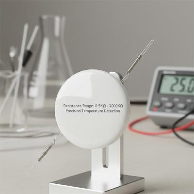 China Ceramic Precision Temperature Sensor Offering Resistance Range 0.5K Ohm to 2000K Ohm Designed for and Precise Temperature Detection for sale