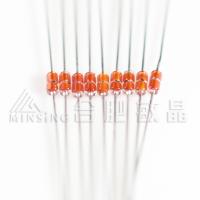 China MF58 Axial Glass-Sealed NTC Thermistor, 100K ±1% High Precision, B3990 for sale