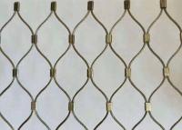 China 7 X 19 3-5mm Stainless Steel Rope Mesh Playground Protection 50*50mm for sale