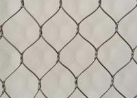 China 7x19 Stainless Steel Wire Rope Mesh Knotted Zoo Weatherproof for sale