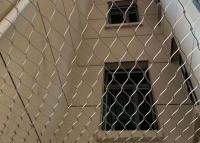 China Natural Colors 2-3mm Stainless Steel Cable Mesh Stair Fences Ferruled for sale
