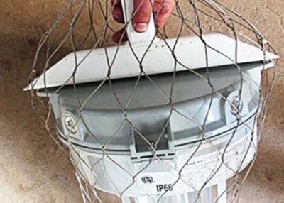 China 7*19 Stainless Steel Cable Drop Preventing Net For Floodlight Fluorescent Lamp for sale