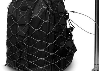 China 5mm 304 Stainless Steel Wire Rope Mesh Drop Safe Preventing Net For Anti Theft Bag for sale