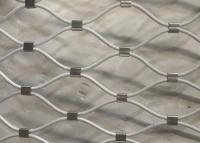 China 1.6mm 7 * 19 Stainless Steel Wire Rope Mesh Ferruled And Woven Balcony Infill for sale