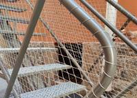 China Woven 316l Stainless Steel Wire Rope Mesh For Handrail Commercial Guard Rail System for sale