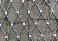 China Climber Plant Trellis Netting Stainless Steel Webnet Green Facade Ferrule Cable 7 X 7 for sale