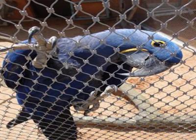 China Large Birds Cage House 304 Stainless Rope Mesh Sky Woven Leopard Ferrule Cable Net for sale