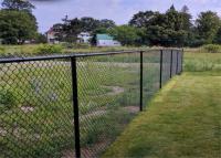 China Sports Baseball Garden Chain Link Fence Fabric Diamond Wire Mesh 6mm for sale