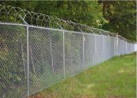 China 4ft 6ft Chain Link Fence Fabric Pvc Coated Galvanized Weave Wire Mesh for sale
