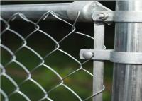 China 6ft Chain Link Fence Fabric Galvanized Pvc Coated Diamond Mesh Wire Roll for sale