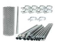 China 6ft Chain Link Fence Fabric Galvanized Pvc Coated Diamond Mesh Wire Roll for sale