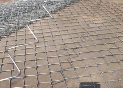 China Hot Dipped Galvanized Diamond Wire Netting Pvc Chain Link Fence For Seaside for sale