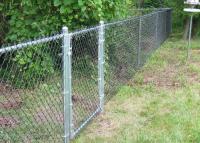 China Galvanized PVC Coated Chain Link Fence Wire Mesh For Parks for sale