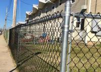 China Security Welded Wire Mesh Black Chain Link Metal Fence Decorative Garden for sale