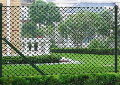 China 6 Foot 9 Gauge PVC Coated And Galvanized Chain Link Fences For Residential for sale