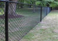 China 6 Foot 9 Gauge PVC Coated And Galvanized Chain Link Fences For Residential for sale
