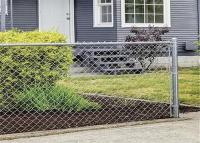 China Boundary Wall Galvanized Pvc Coated Wire Mesh Chain Link Fence 60mm for sale