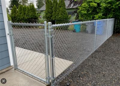 China 9 Gauge 6ft X 50ft Roll Galvanised Chain Link Fence For Playground And Houses for sale