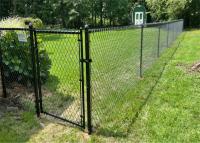 China 50X50mm PVC Coated Or Galvanized Chain Link Fence For Farm And Power Station for sale