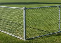 China PVC Coated 6x6cm Hole Chain Link Fence Used For Garden Fence And Highway Fence for sale